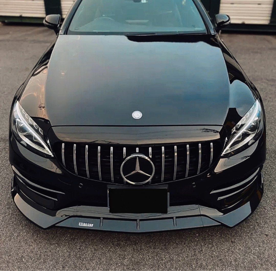 Mercedes C-Class Front Lip // W205, Car Accessories, Accessories on ...