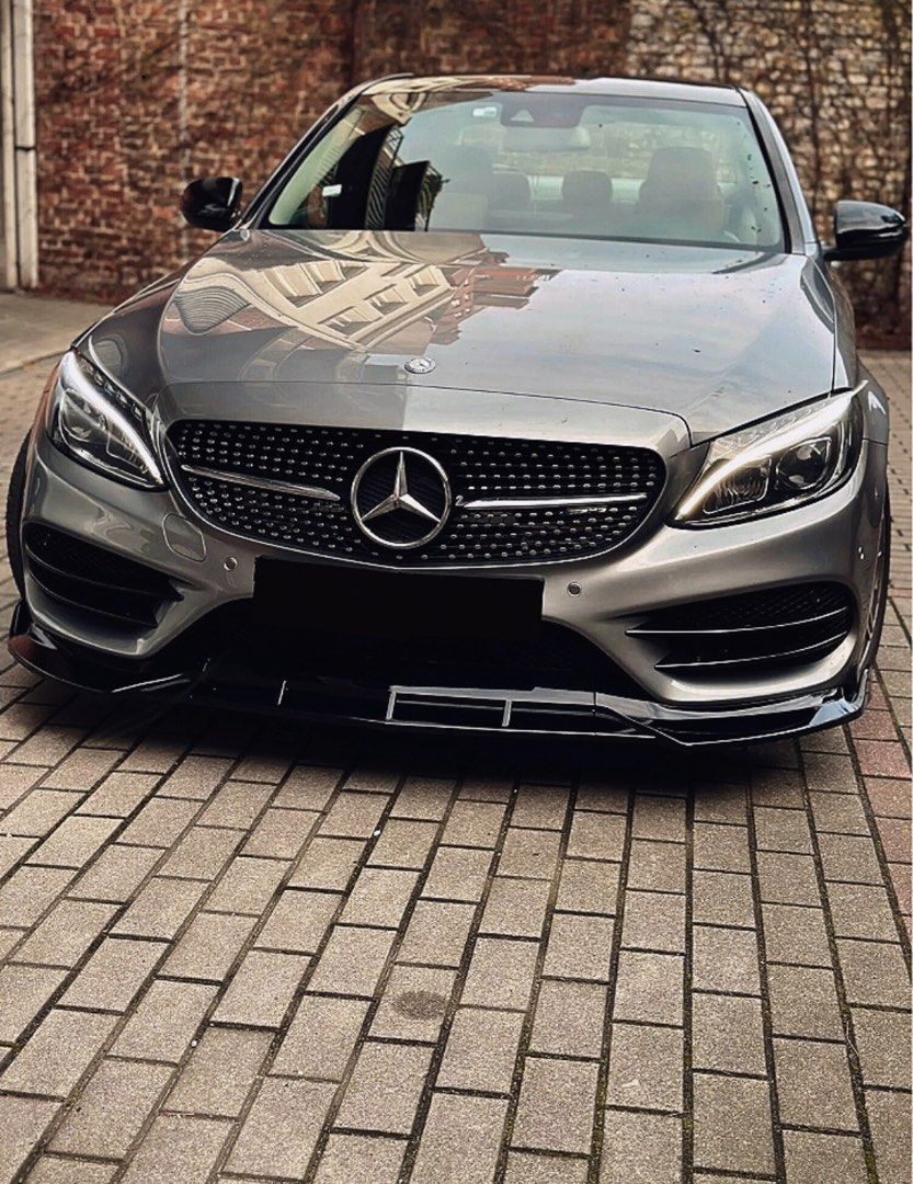Mercedes C-Class Front Lip // W205, Car Accessories, Accessories on ...
