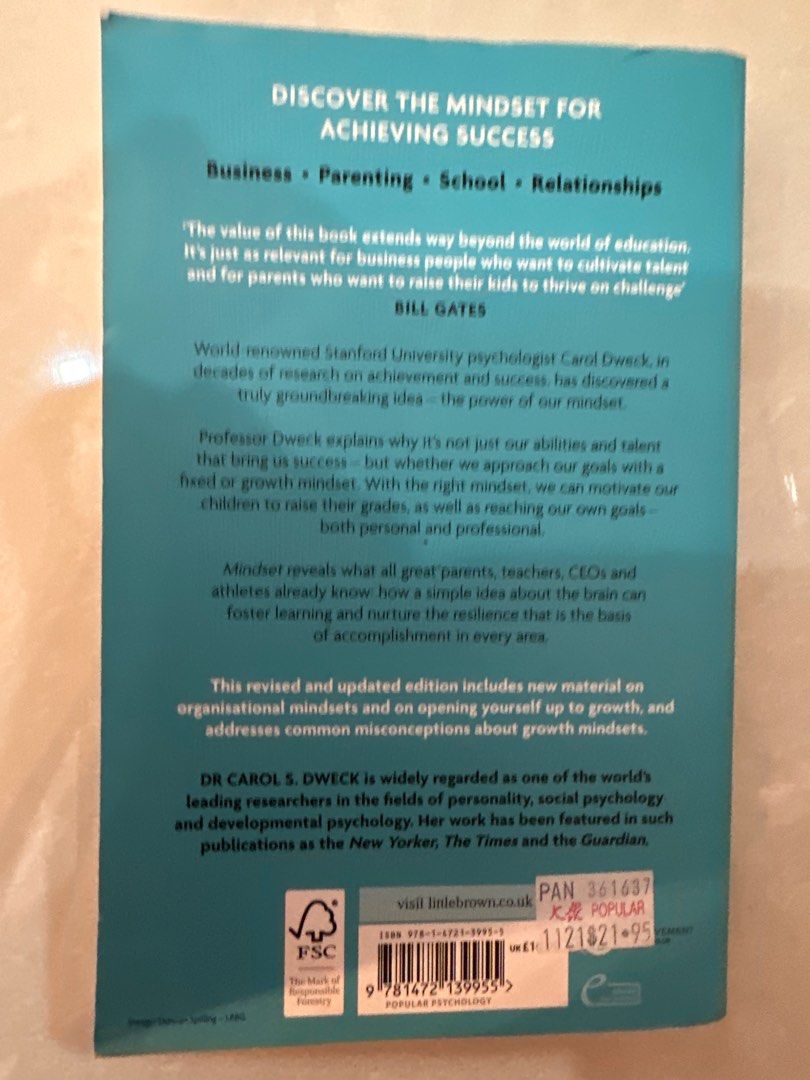 Mindset the secret, Hobbies & Toys, Books & Magazines, Fiction & Non ...