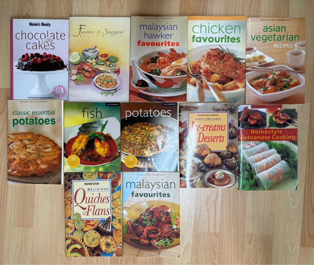 Mini cook books malaysian/asian/vietnamese/singaporean dishes ...