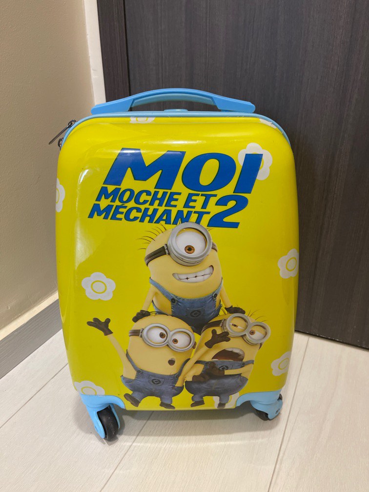Minion Kids Carry On Cabin Luggage, Hobbies & Toys, Travel, Luggage on ...