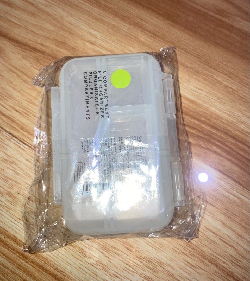 Miniso pill box, Furniture & Home Living, Home Improvement ...