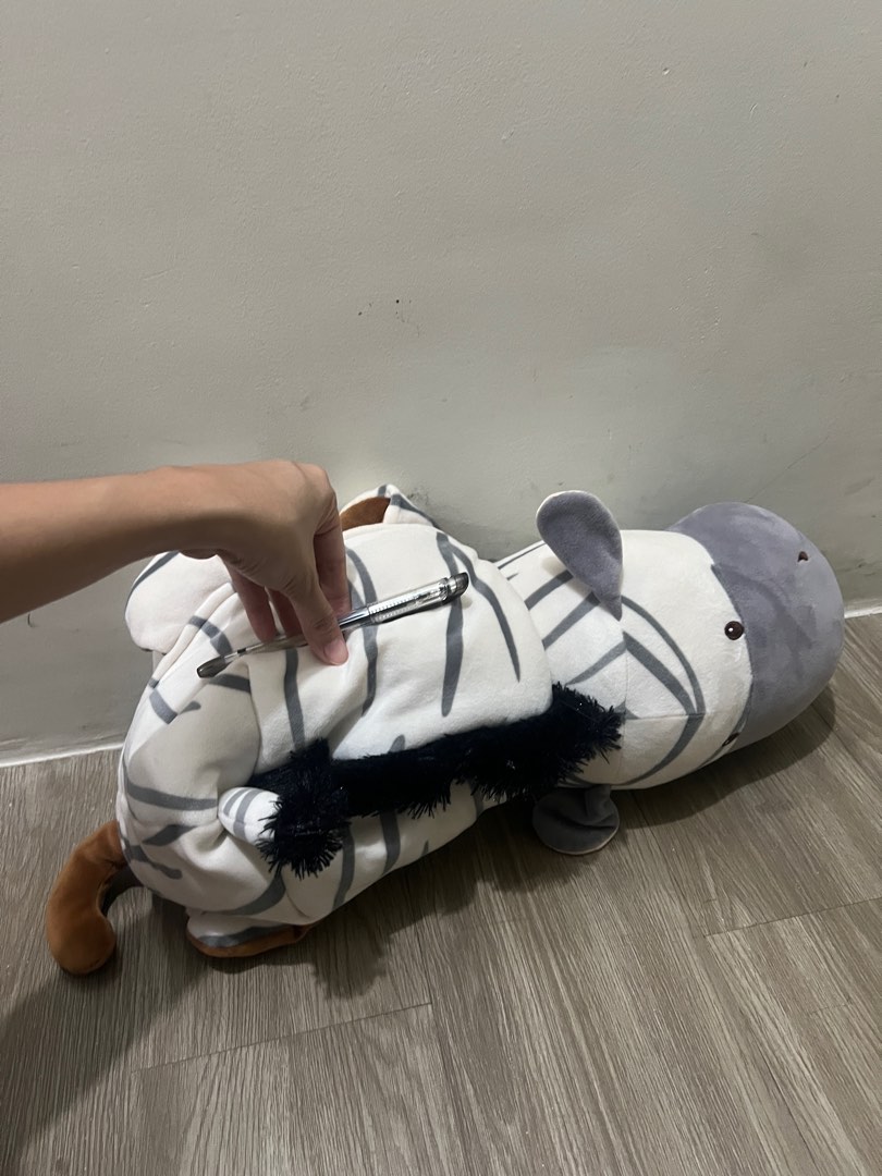 Miniso Stuff Toy Reversible Zebra and Monkey, Hobbies & Toys, Toys ...