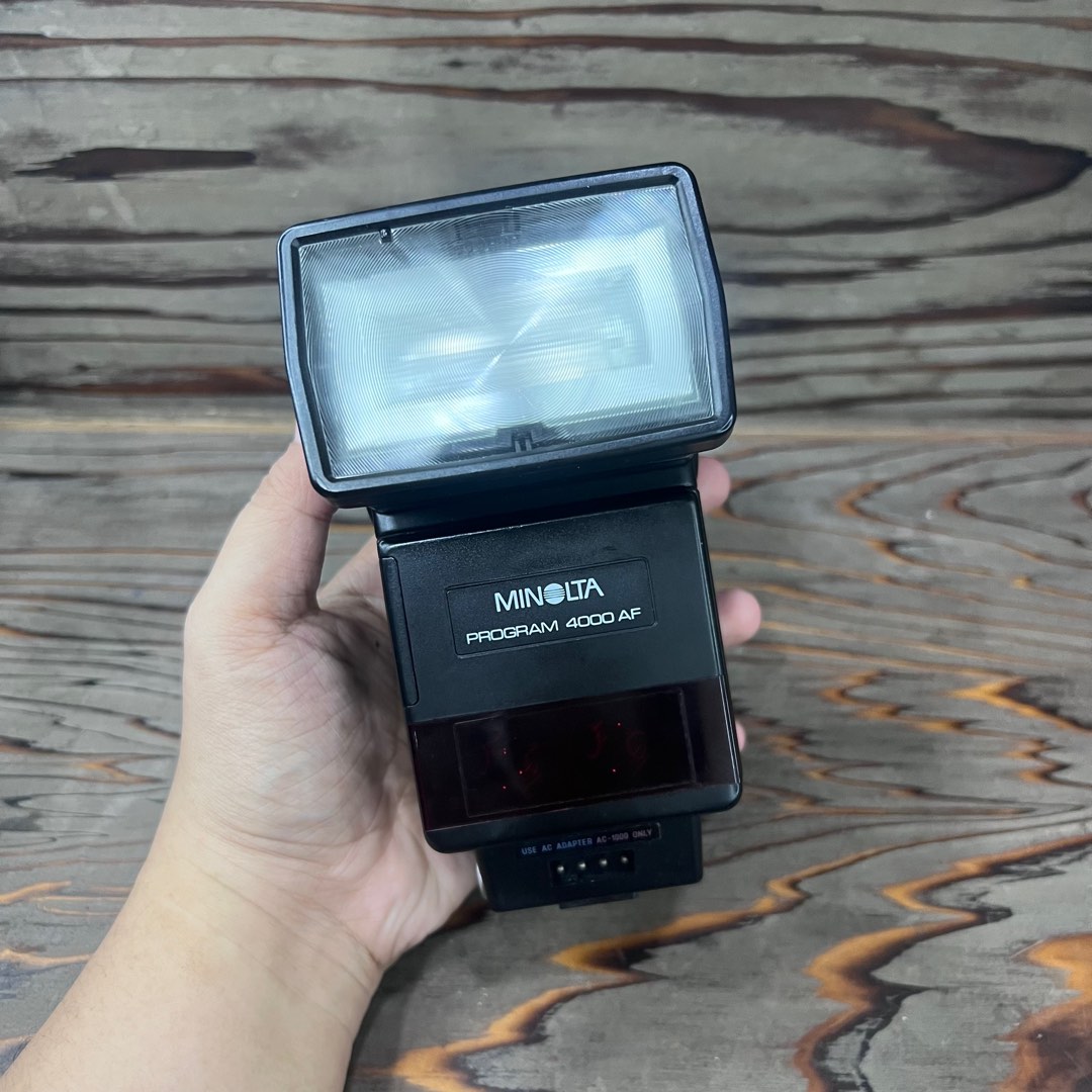 Minolta Program 4000 AF Flash - Japan Surplus, Photography, Photography Accessories, Flashes on ...