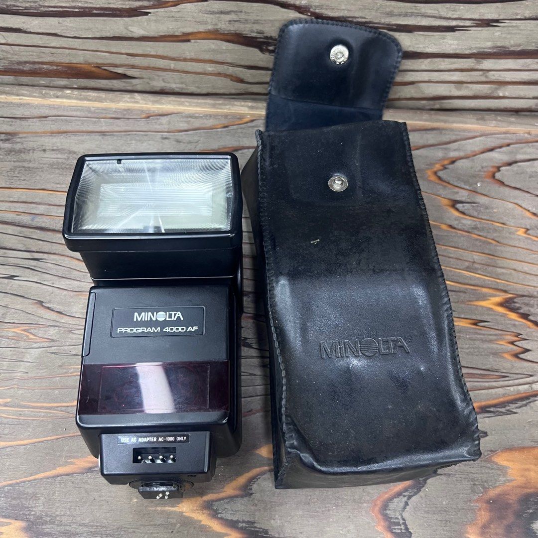 Minolta Program 4000 AF Flash - Japan Surplus, Photography, Photography Accessories, Flashes on ...