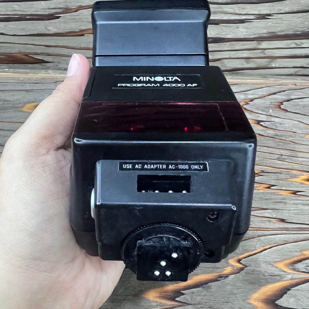 Minolta Program 4000 AF Flash - Japan Surplus, Photography, Photography Accessories, Flashes on ...