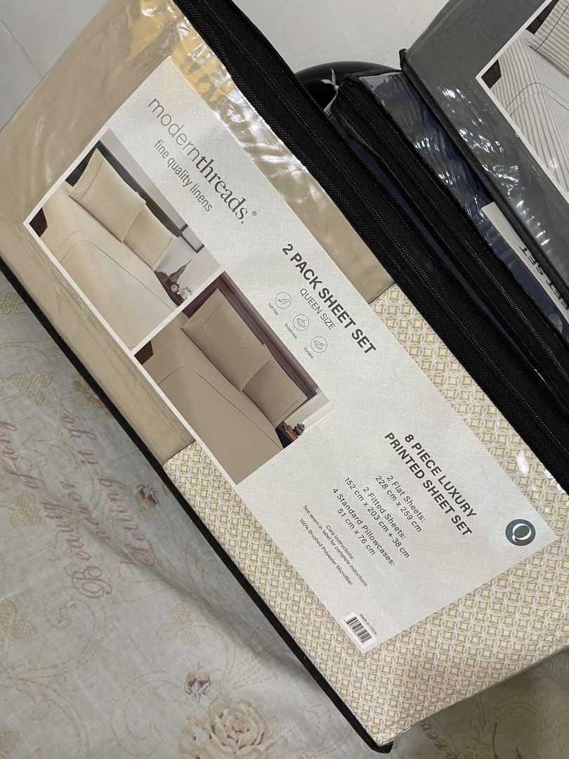 Modern Threads 2 pack sheet set, Furniture & Home Living, Bedding ...
