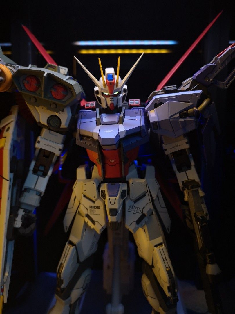 Moshow Metal Build Ms 1/72 GAT-X105 Aile Strike Gundam + PT Sword and ...