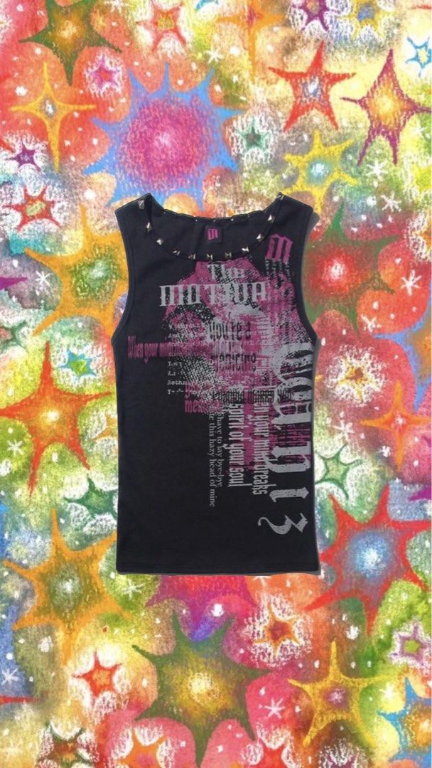 Motiva Graphic Tank, Women's Fashion, Tops, Sleeveless on Carousell
