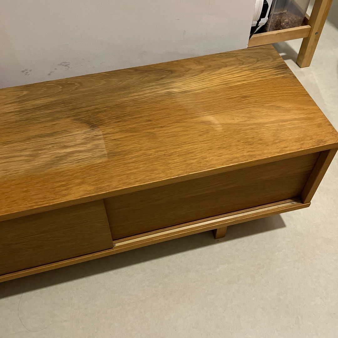 Muji Oak Wood TV Console AV Rack, Furniture & Home Living, Furniture ...