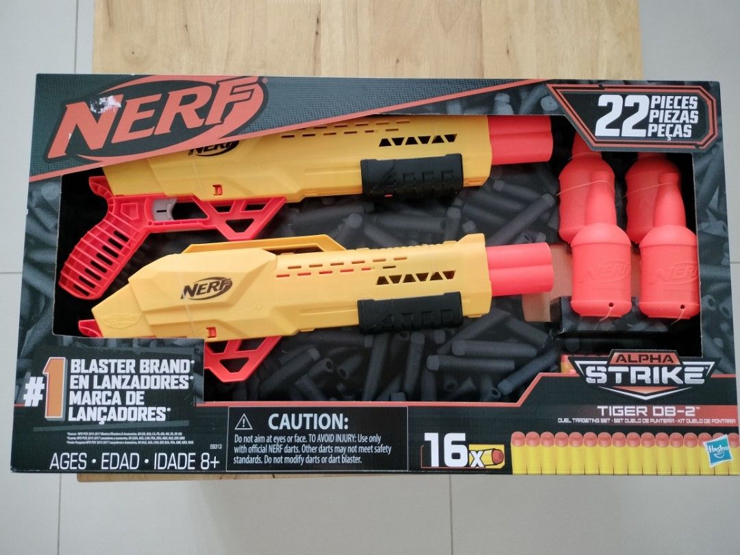 NERF Alpha Strike Tiger DB-2, Hobbies & Toys, Toys & Games on Carousell