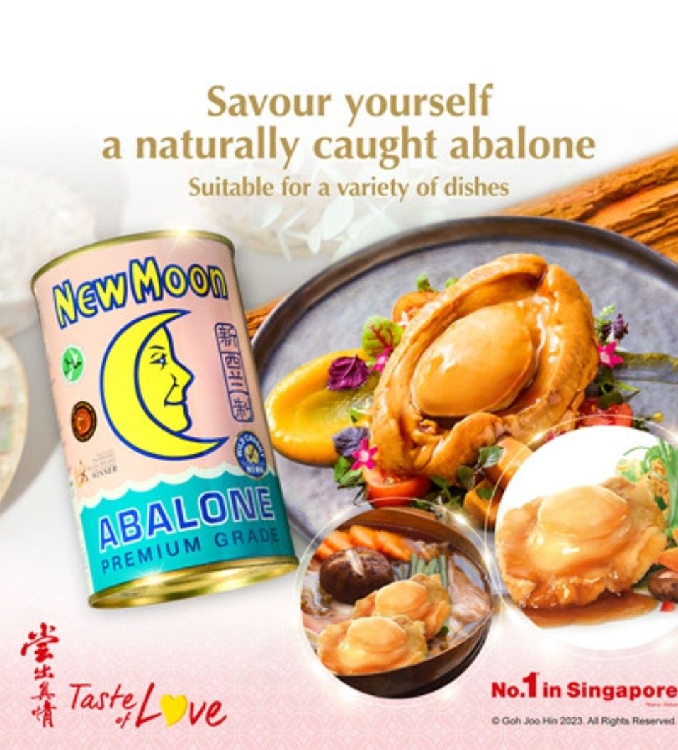 New Moon Premium Wild Caught New Zealand Abalone 425g , Expiry 2028 jan ...