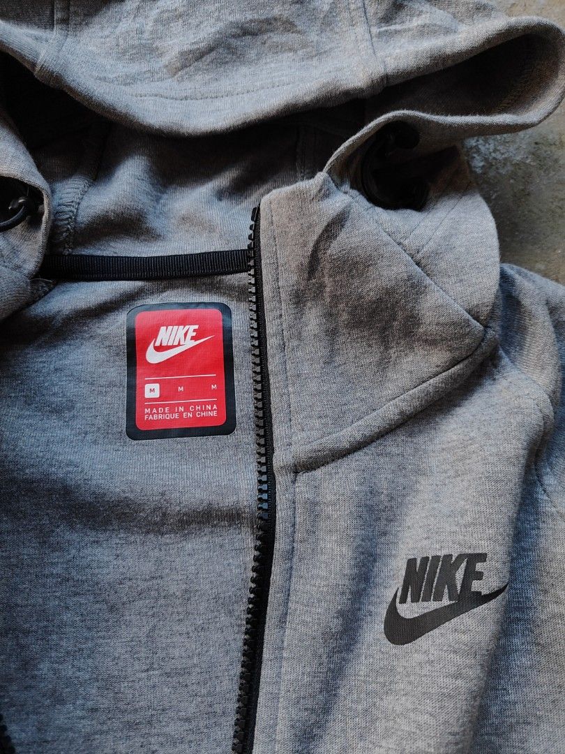 Nike 2tone tech fleece jacket, Women's Fashion, Coats, Jackets and ...