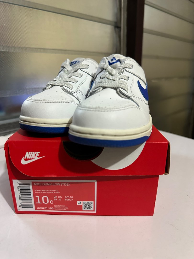 Nike Dunk Low for Kids (10C), Babies & Kids, Babies & Kids Fashion on ...