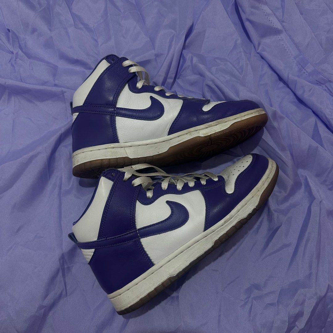 nike dunks high court purple, Men's Fashion, Footwear, Sneakers on ...