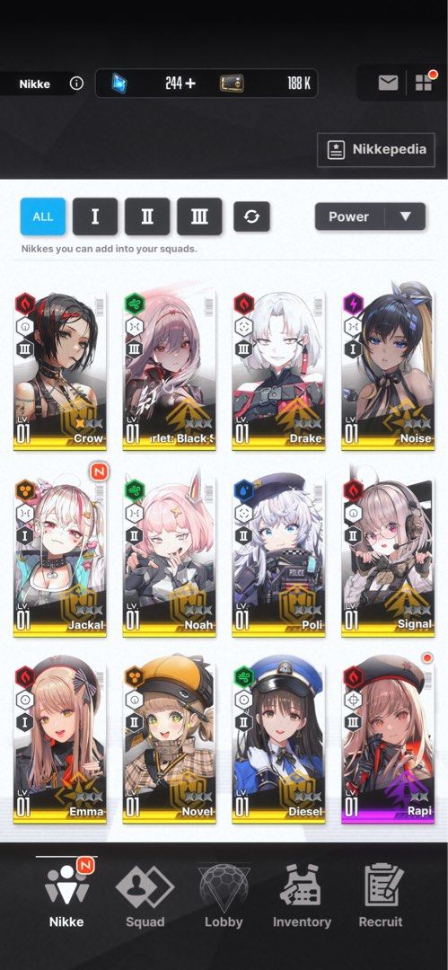 Nikke Scarlet Black Shadow Starter (11SSR), Video Gaming, Video Games ...