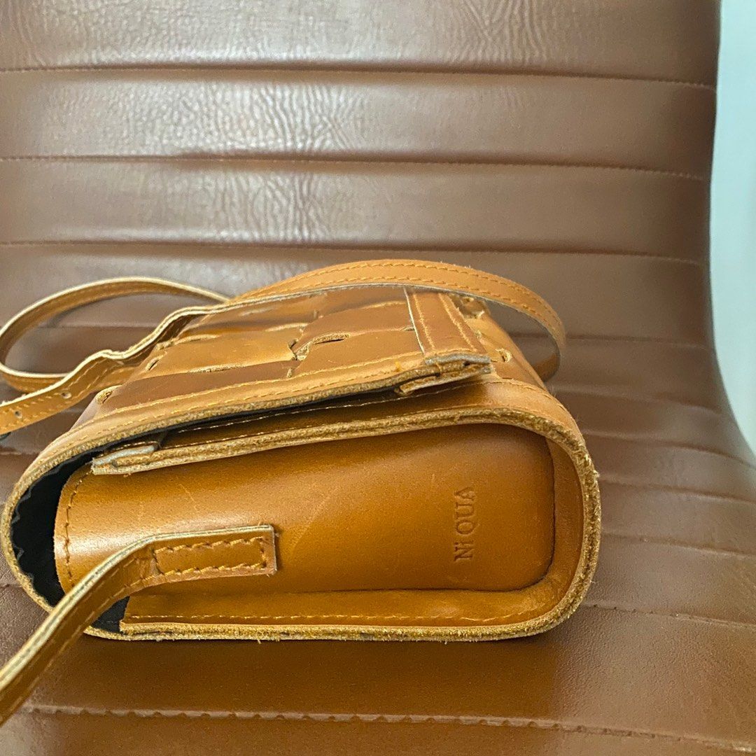 Niqua Genuine Leather Crossbody bag, Luxury, Bags & Wallets on Carousell