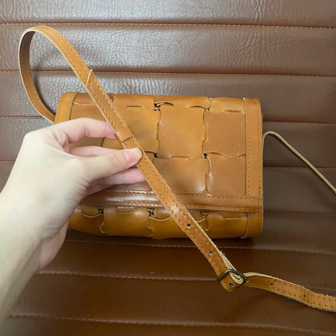 Niqua Genuine Leather Crossbody bag, Luxury, Bags & Wallets on Carousell