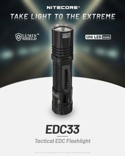 Nitecore EDC33 Torchlight, Sports Equipment, Hiking & Camping on Carousell