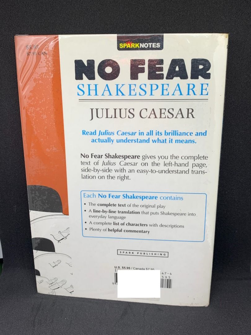 No Fear Shakespeare (Julius Caesar), Hobbies & Toys, Books & Magazines ...