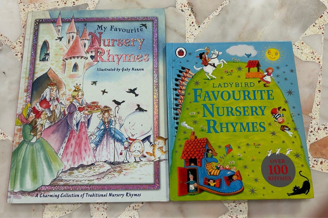 Nursery Rhymes Books Set, Hobbies & Toys, Books & Magazines, Children's ...