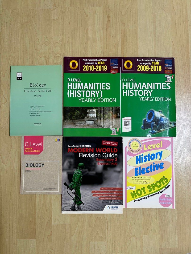 O level assessment books Biology History Textbooks revision guide, Hobbies & Toys, Books ...
