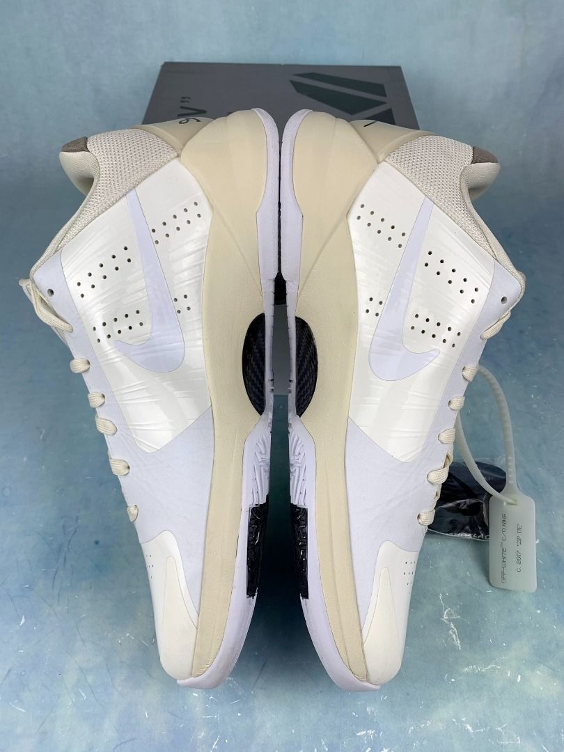 Kobe 5 x Off-White Custom, Men's Fashion, Footwear, Sneakers on Carousell