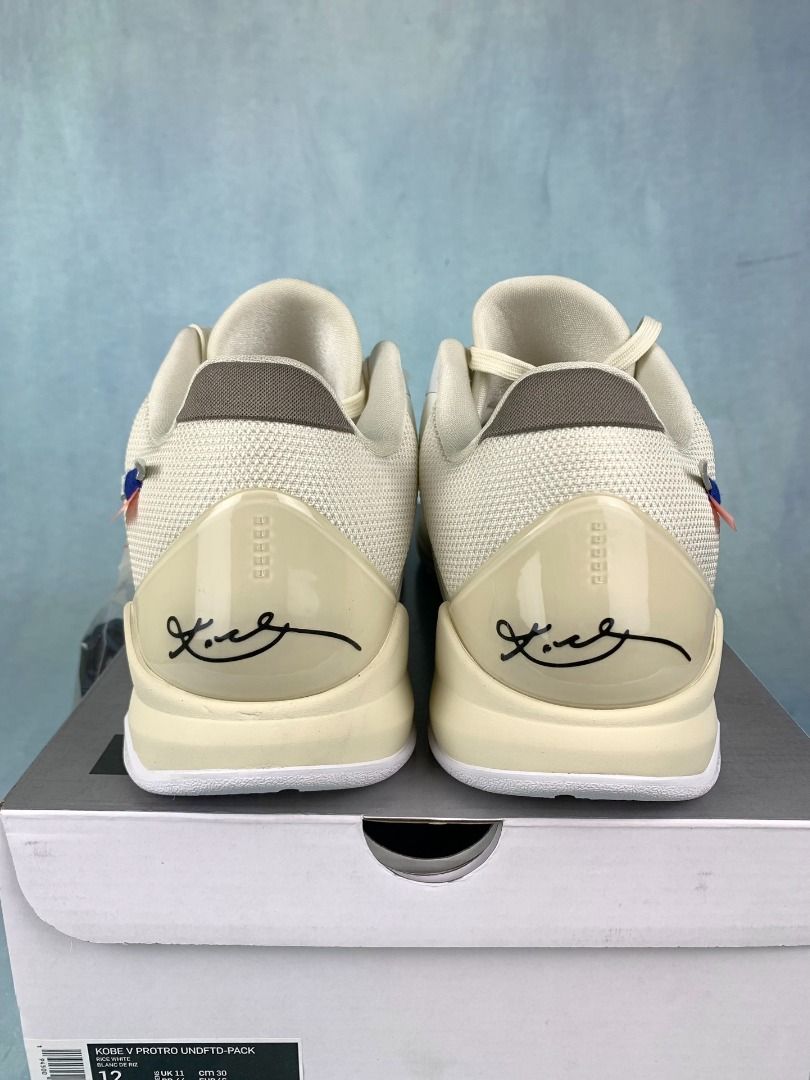 Kobe 5 x Off-White Custom, Men's Fashion, Footwear, Sneakers on Carousell
