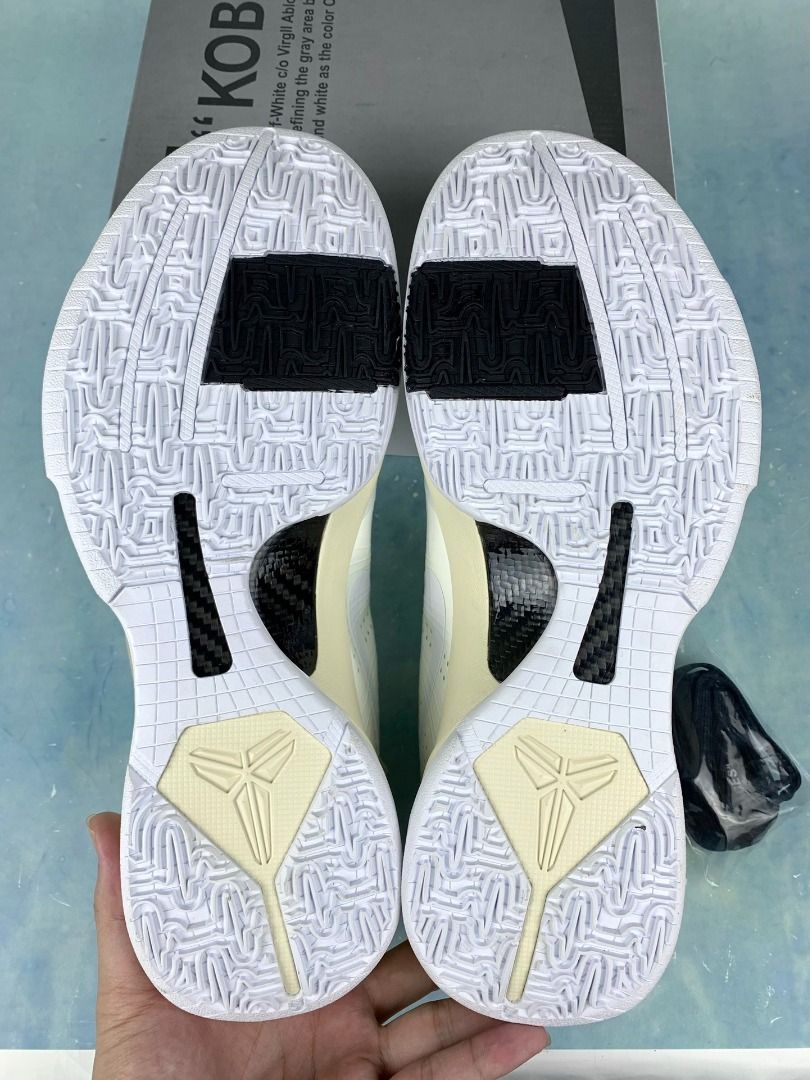 Kobe 5 x Off-White Custom, Men's Fashion, Footwear, Sneakers on Carousell