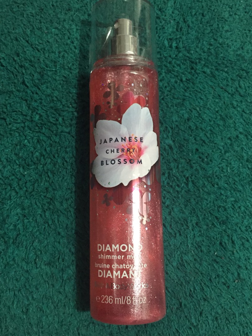 Original Body Bath Works Japanese Cherry Blossom Diamond Shimmer Mist ...