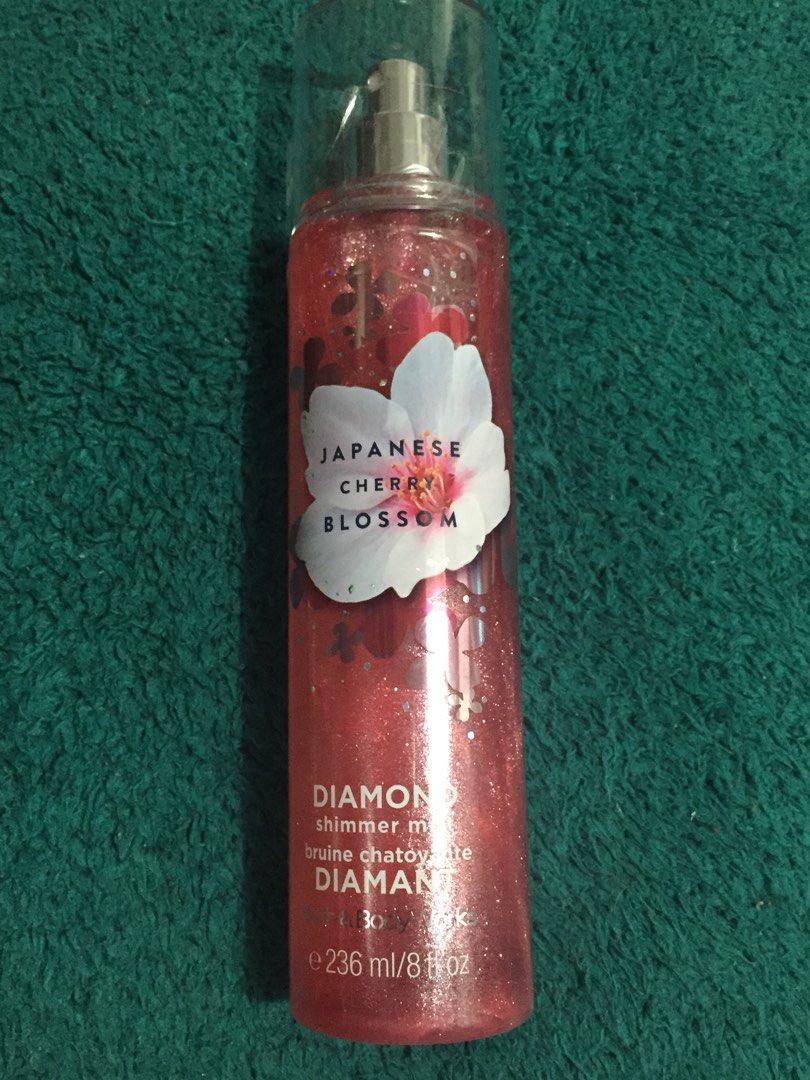 Original Body Bath Works Japanese Cherry Blossom Diamond Shimmer Mist., Beauty & Personal Care ...