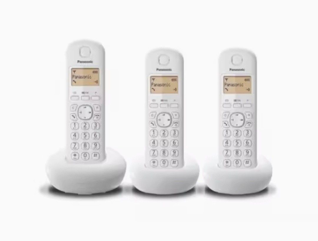 PANASONIC KX-TGB213 (Trio Cordless Handset), TV & Home Appliances ...
