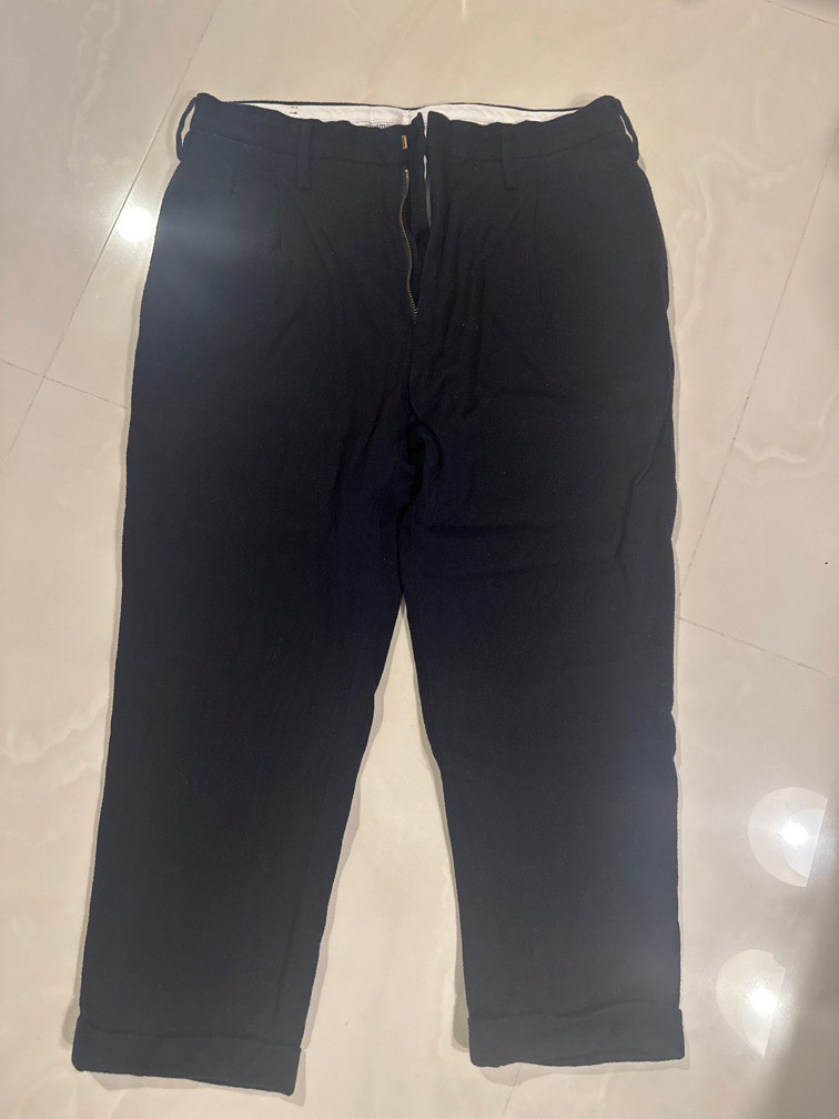 Visvim high water Pants (pure wool) limited , Men's Fashion, Bottoms ...