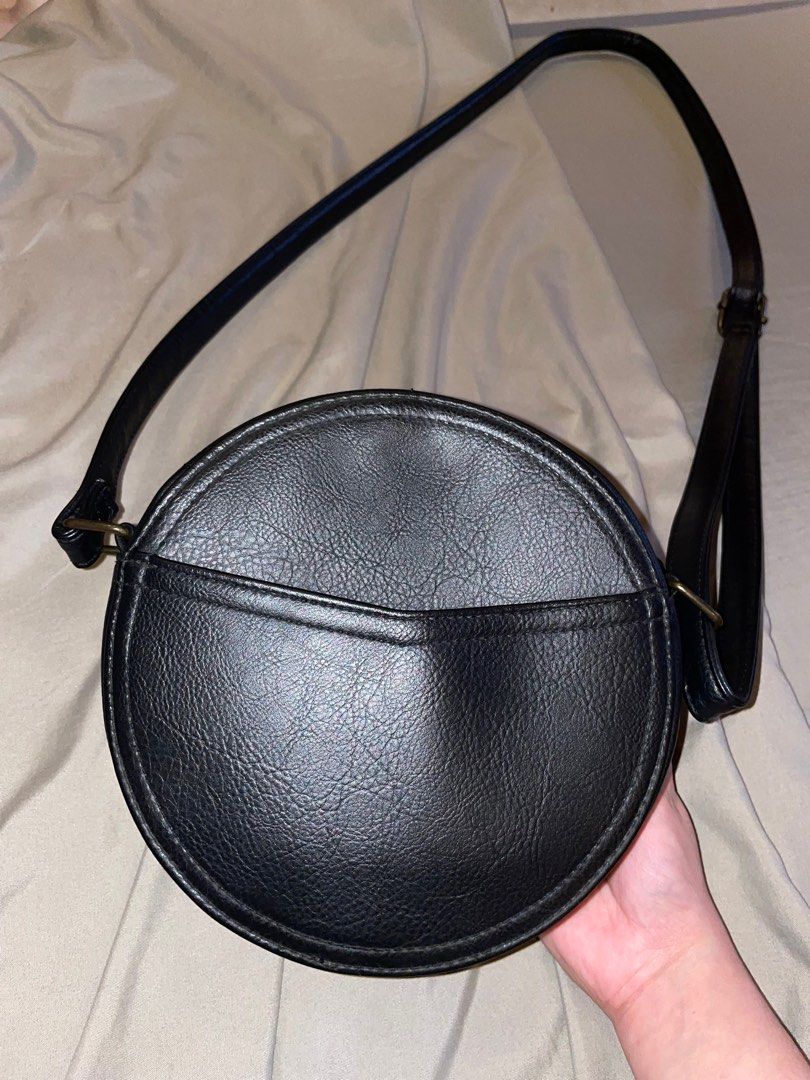 Payless Black Leather Sling Bag, Women's Fashion, Bags & Wallets, Cross ...