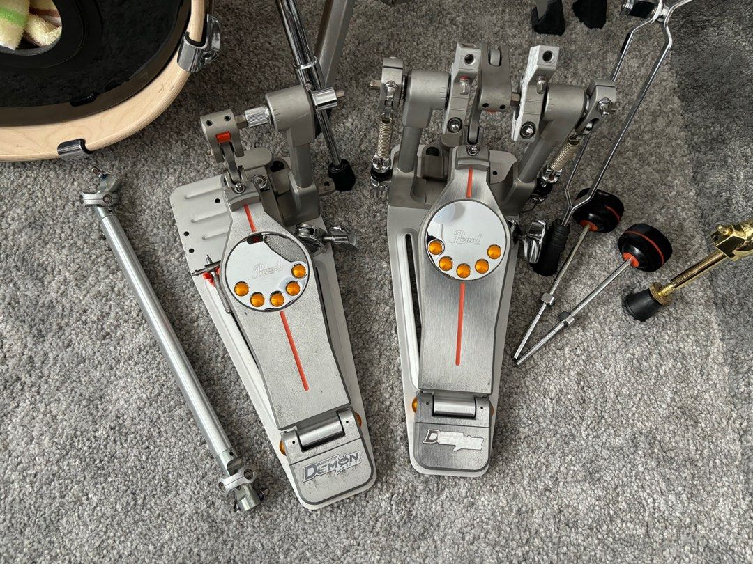 Pearl Demon Direct Drive Double Pedal, Hobbies & Toys, Music & Media ...