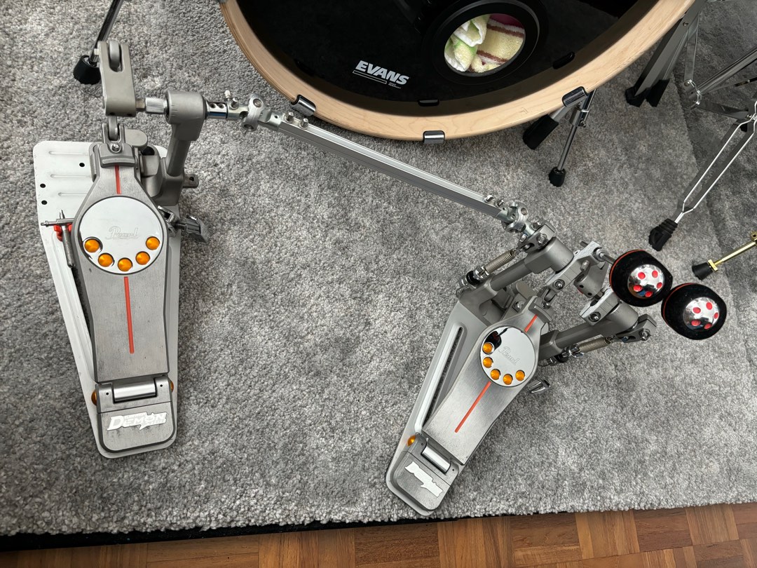 Pearl Demon Direct Drive Double Pedal, Hobbies & Toys, Music & Media ...