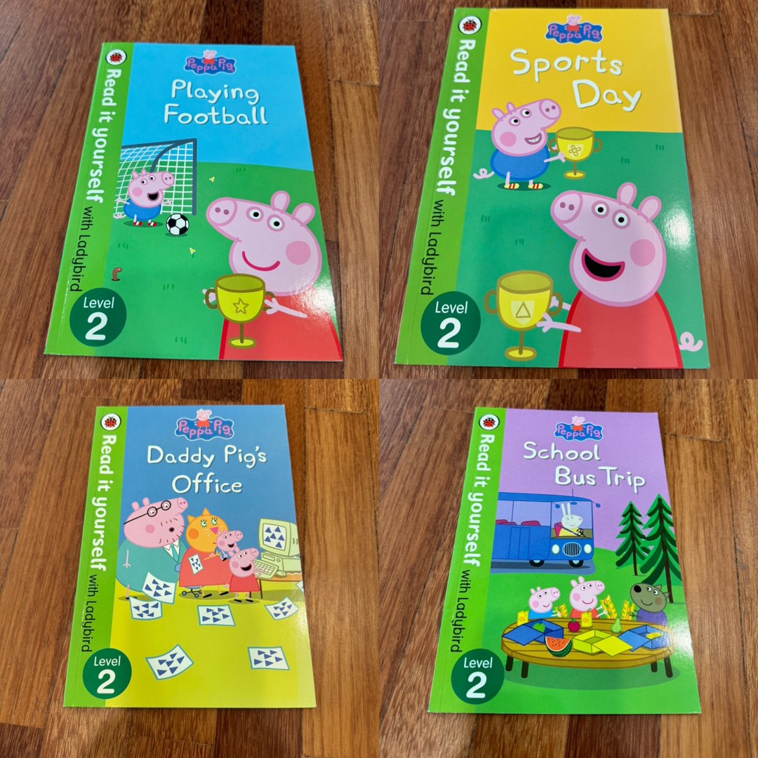 Peppa Pig Ladybird Level 2 Reading Book, Hobbies & Toys, Books ...