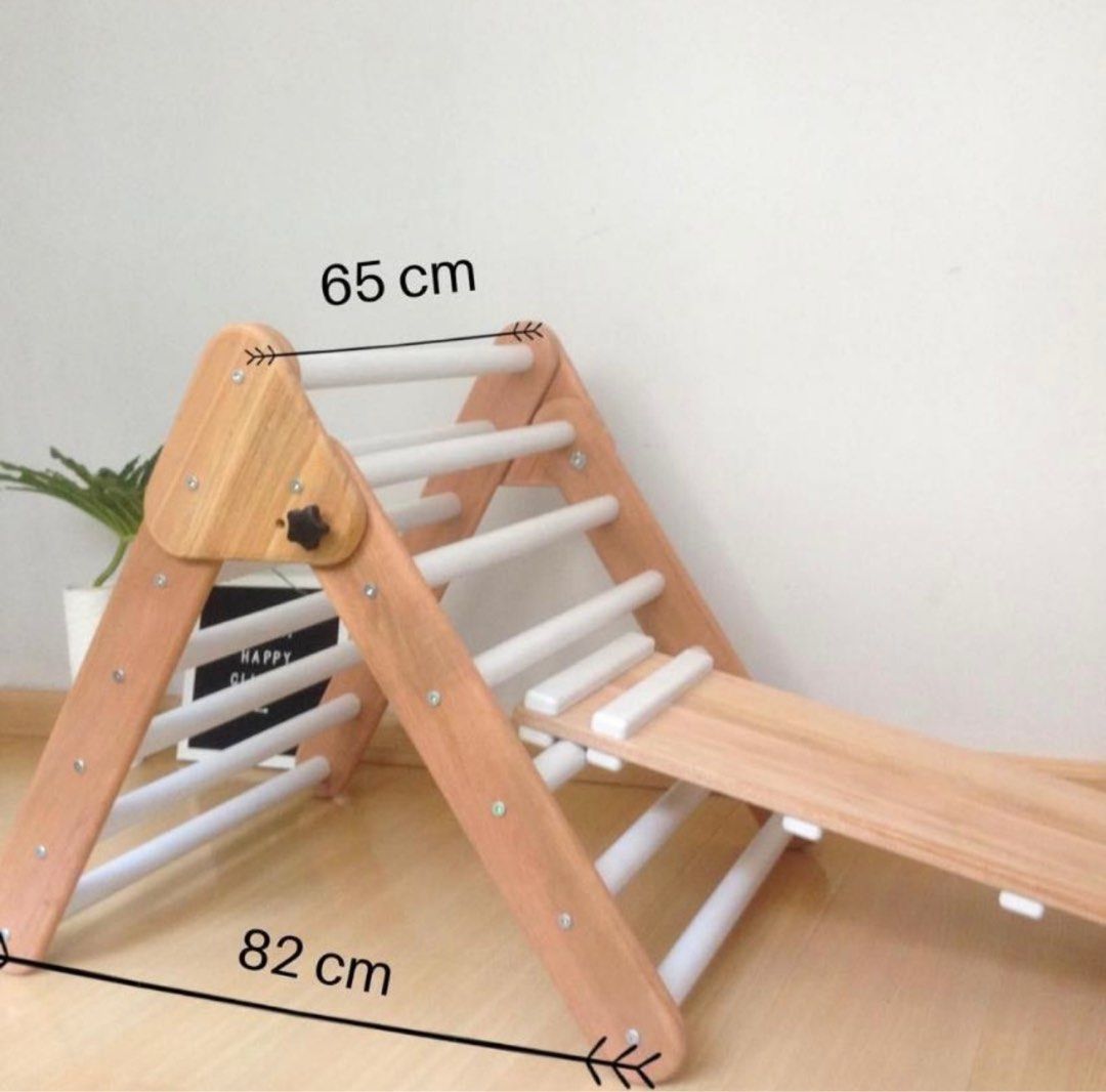 Pikler triangle with reversible ramp, Babies & Kids, Baby Nursery ...