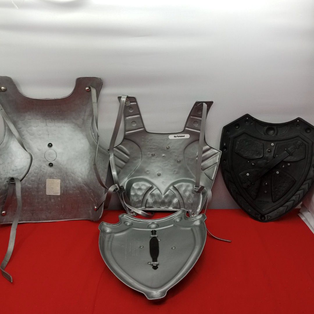 Plastic armor and Shield costume for kids for 195 each *Y24D, Hobbies ...
