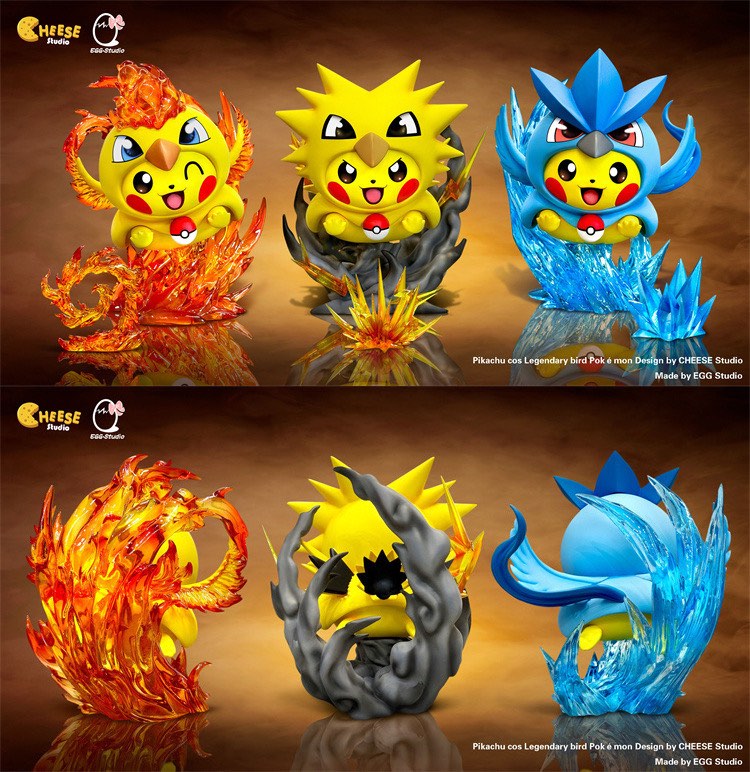[PO] Cheese x Egg Studio - Pokemon Legendary Birds Moltres Zapdos ...
