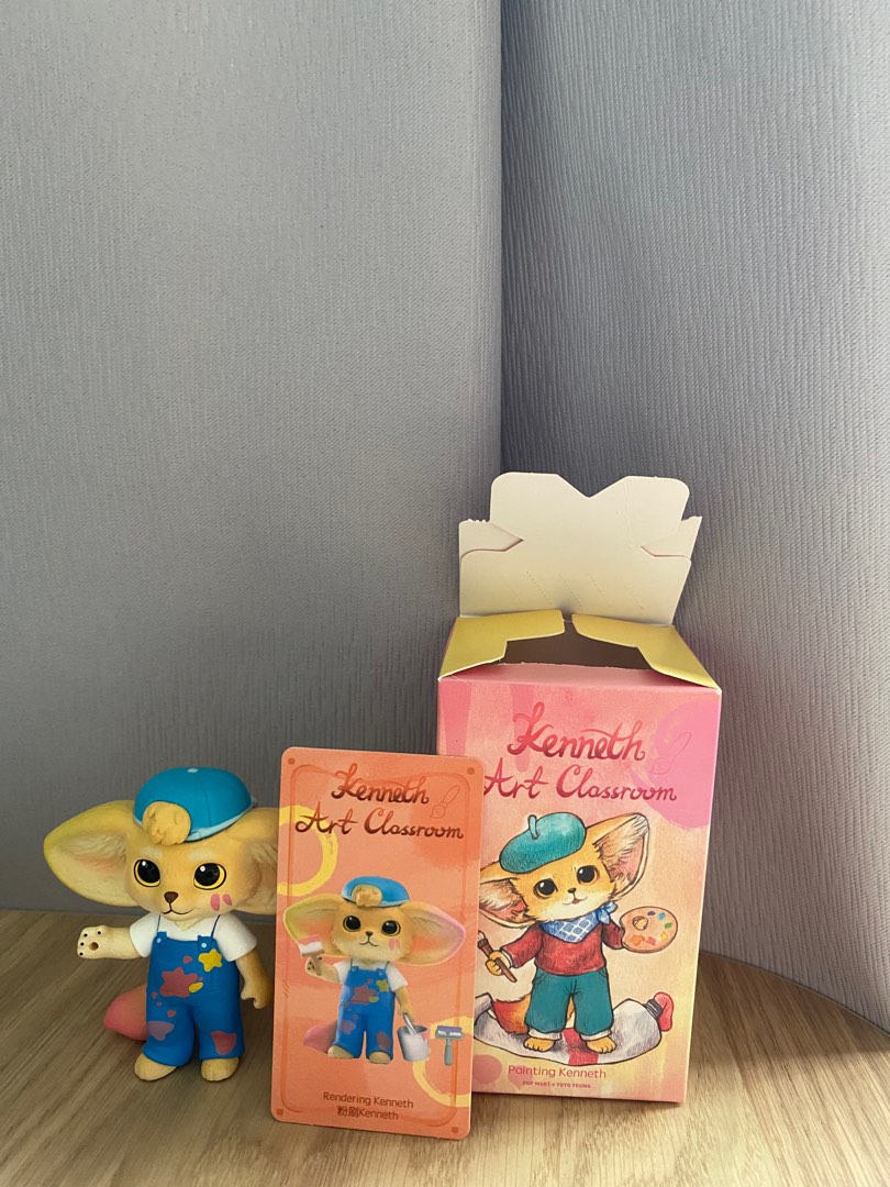 POPMART Kenneth Art Classroom (Rendering Kenneth), Hobbies & Toys, Toys & Games on Carousell