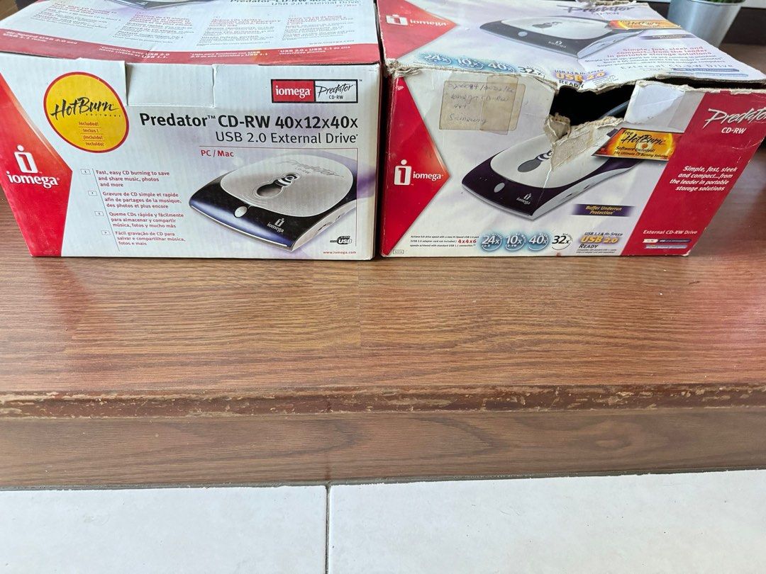 Predator CD-RW USB 2.0 External Disk Drive, Computers & Tech, Parts ...