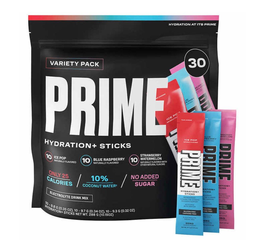Prime Hydration Sticks, Health & Nutrition, Health Supplements, Sports ...