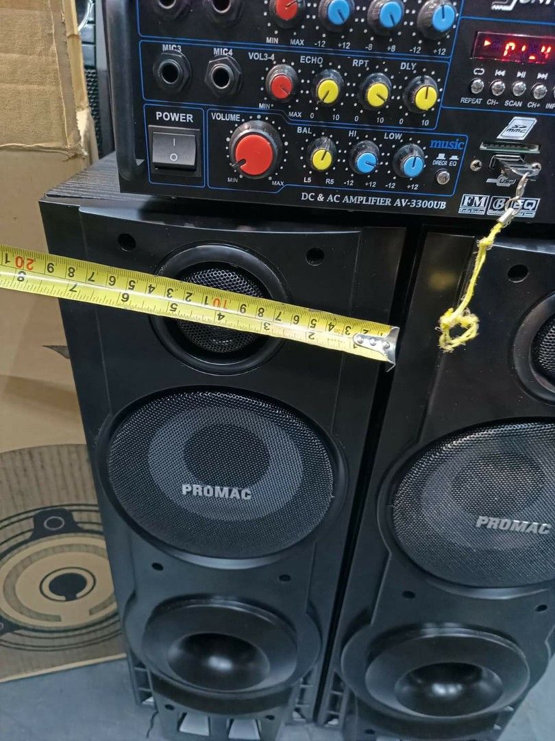 PROMAC + MEGAPRO DOREMI D-777 HOME KARAOKE SET D6, Audio, Soundbars ...