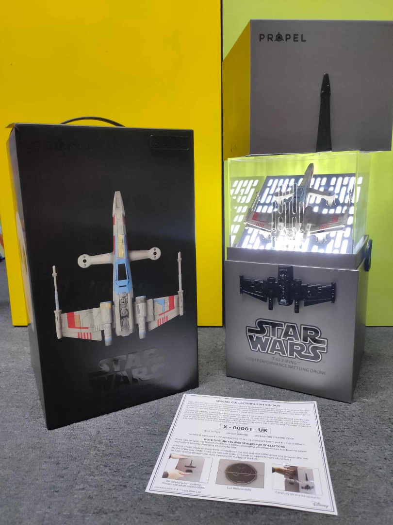 Propel Star Wars Quadcopter: X Wing Collectors Edition Box, Photography ...