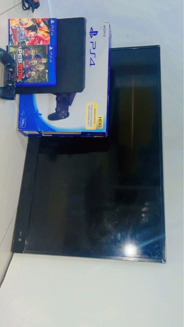 PS4 500GB + 2 Console Original + 3 CD Games + 1 TV 40 Inc Toshiba ...