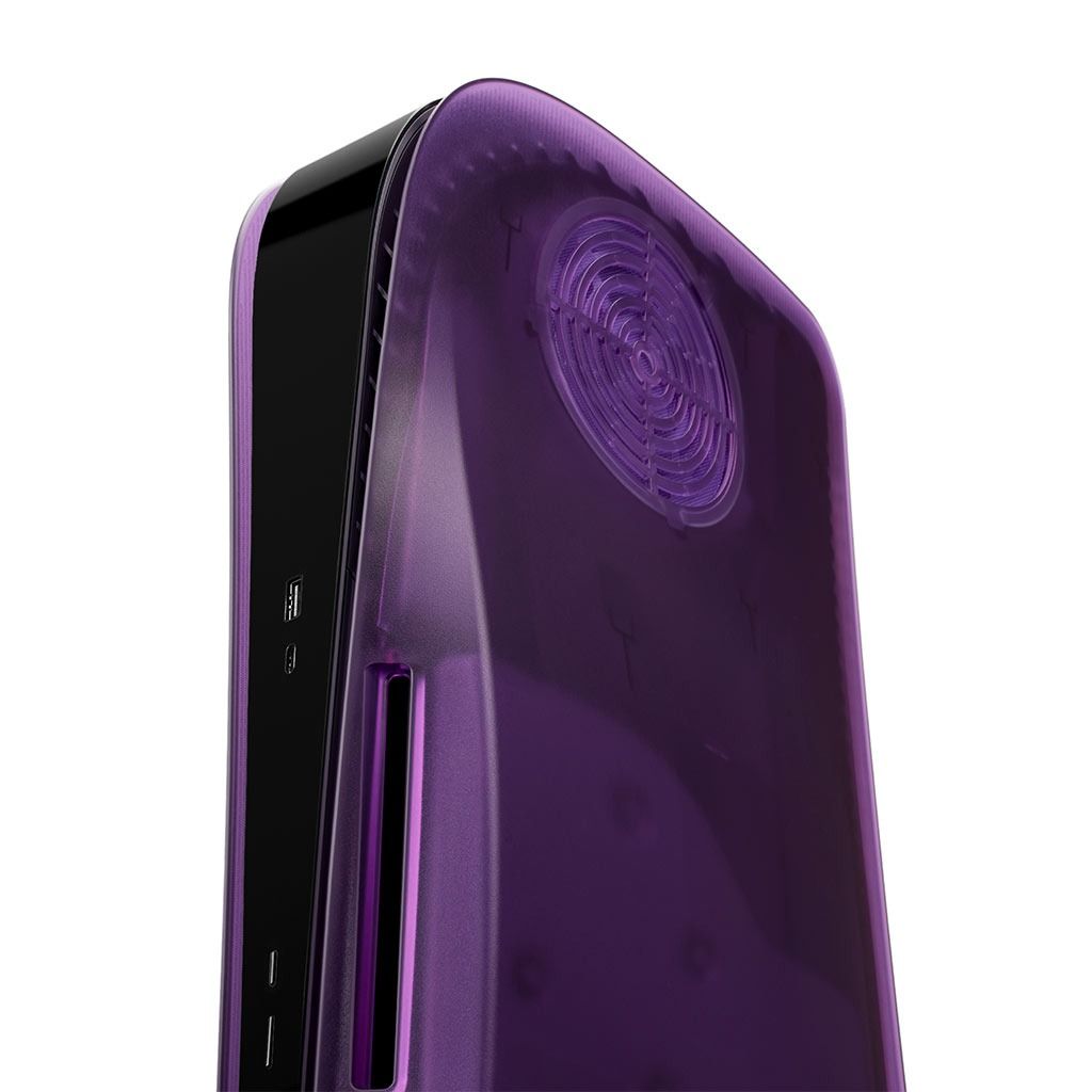 PS5 Darkplate by DBRAND Purple Disc Edition, Video Gaming, Gaming ...