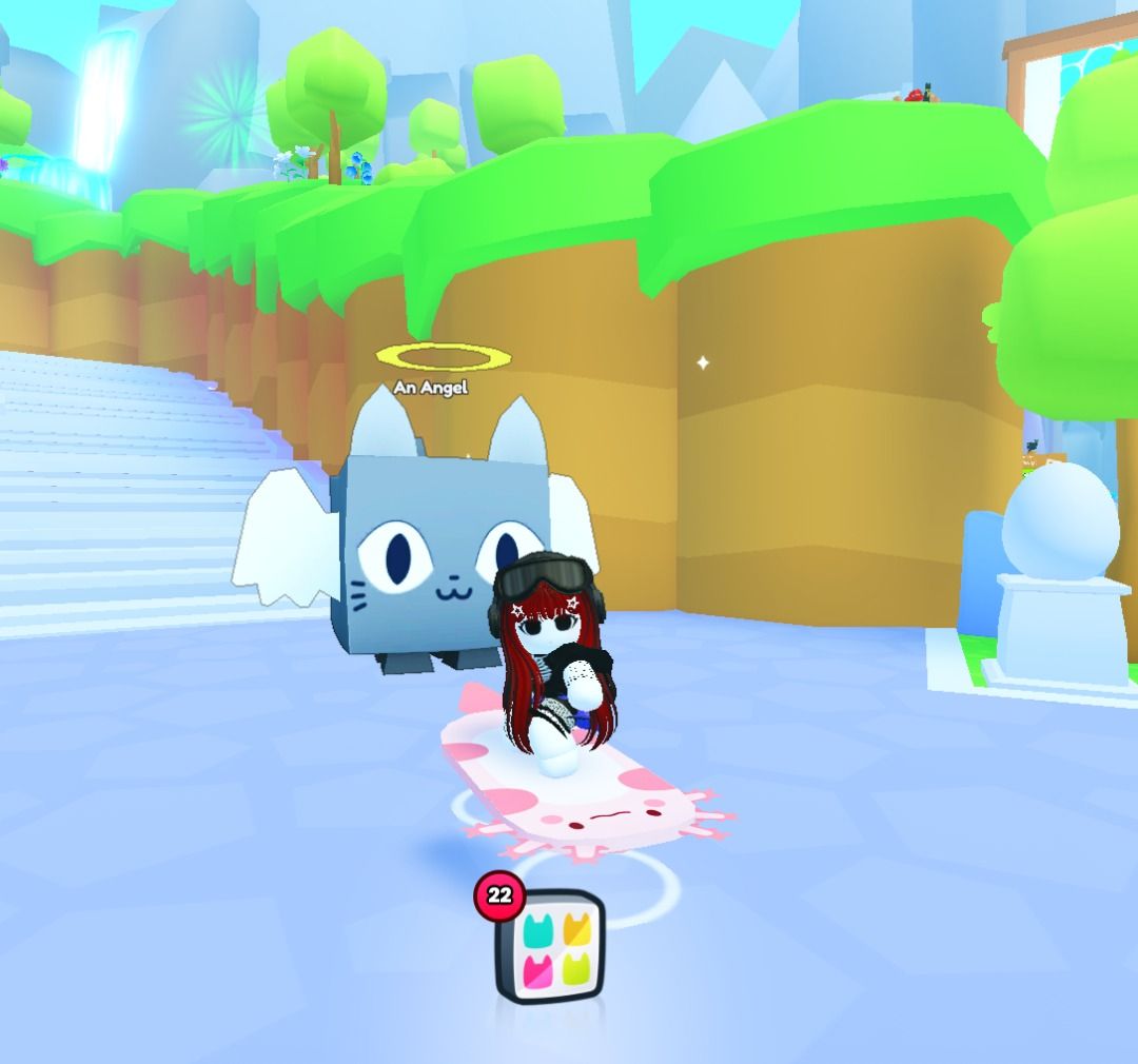 PS99: Huge Angel Cat, Hobbies & Toys, Toys & Games on Carousell