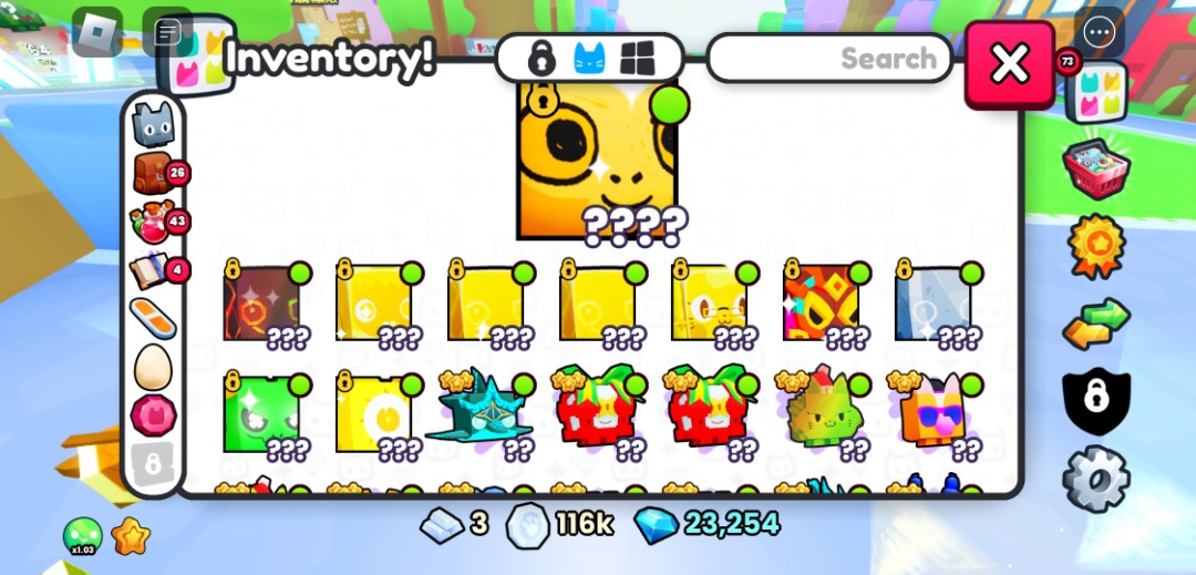 PS99 Huge pet [Trans] BUNDLE, Video Gaming, Gaming Accessories, In-Game ...