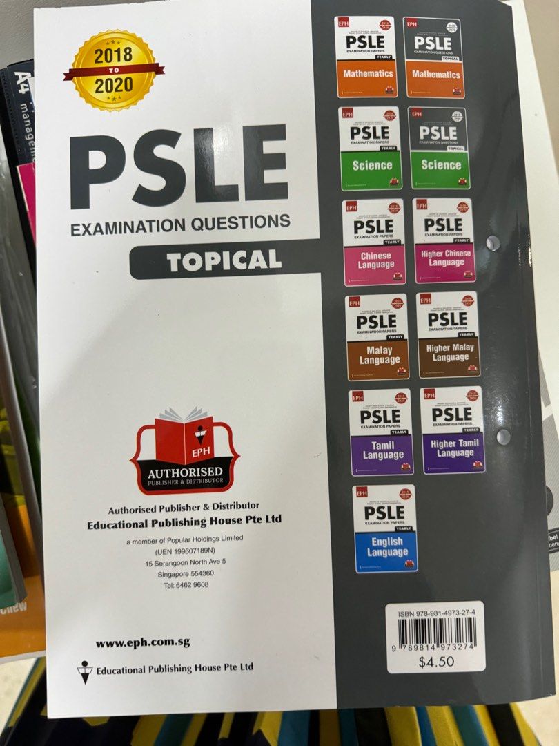 PSLE Science Past Year Papers 2018-2020, Hobbies & Toys, Books ...
